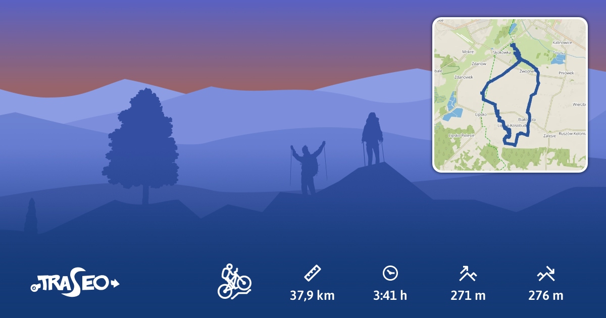 Trasa MTB zamość-lipsko-kasjerowka-feliksówka-rachodoszcze-zalesie ...