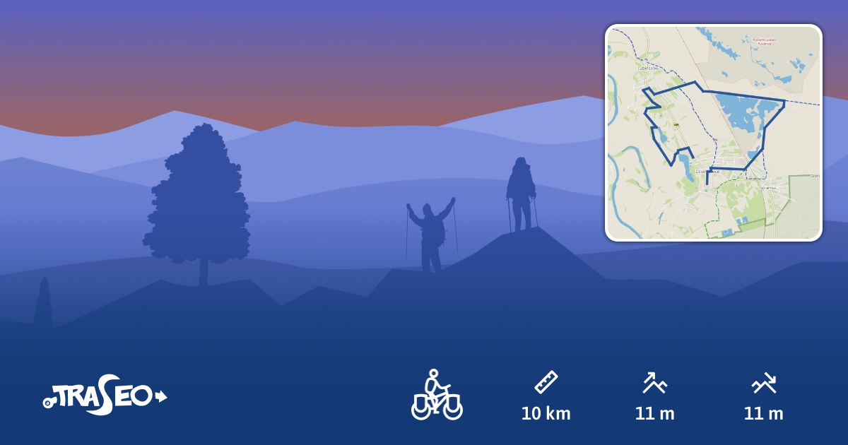 Trasa na rower trekkingowy zbiornik - Traseo