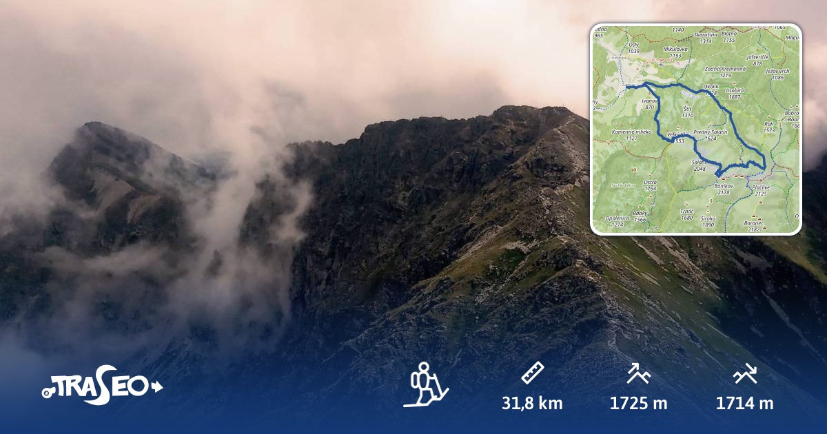 Trasa trekkingowa Zuberec - Tatliakova Chata- Rohacske Plesa ...